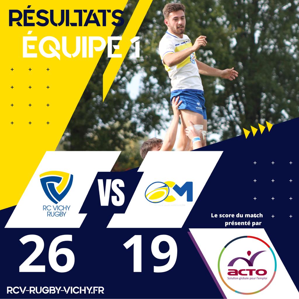 Résultats - Racing Club Vichy Rugby - RCV